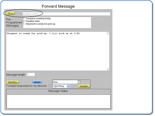 Forwarding a Message
